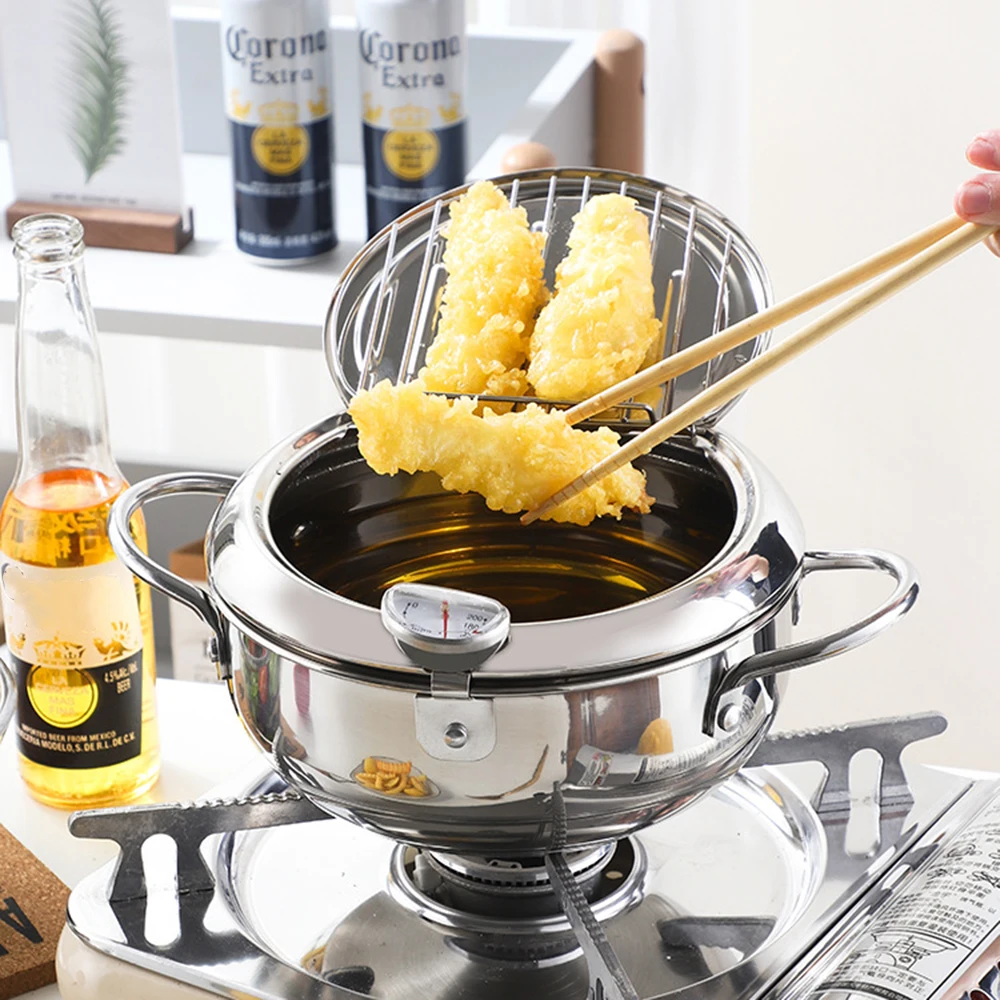 Tempura-Fryer-Pan-304-Stainless-Steel-Japanese-Style-Deep-Frying-Pot ...