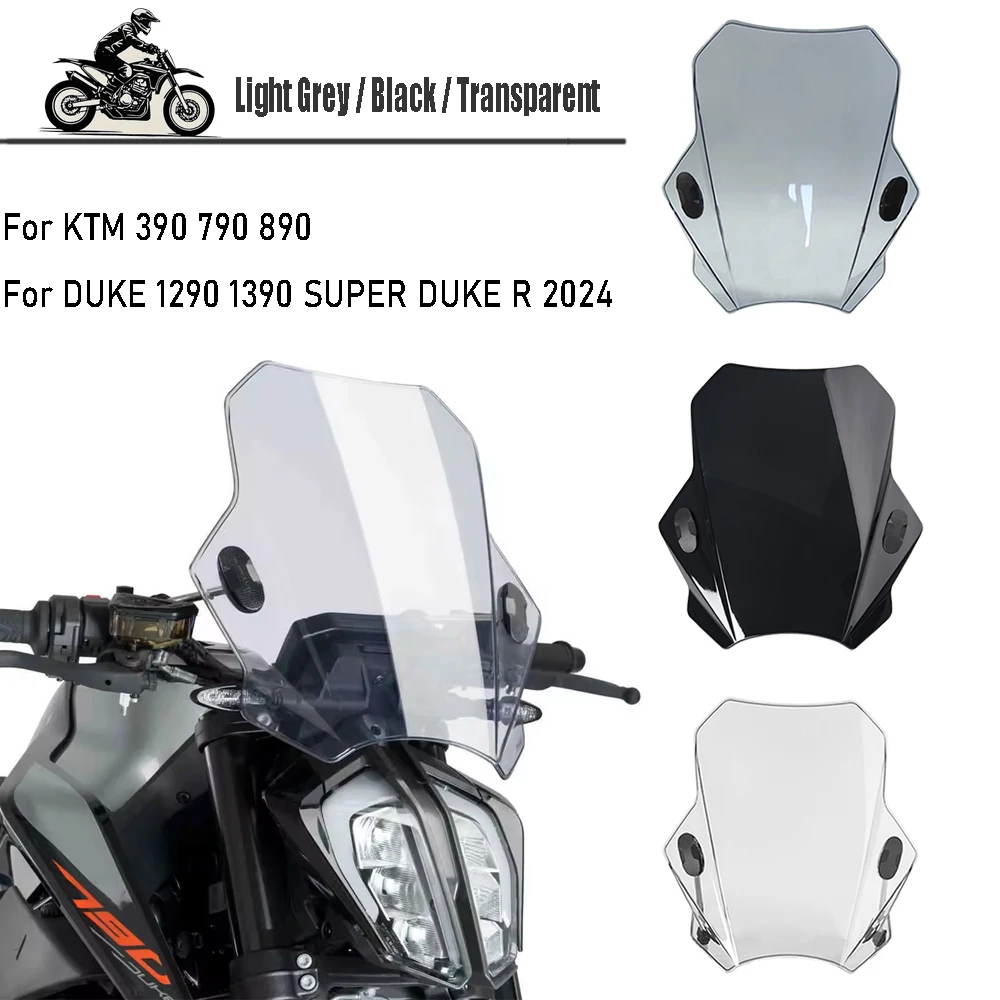For KTM 390 790 890 DUKE 1290 1390 SUPER DUKE R 2024 Front Windscreen ...