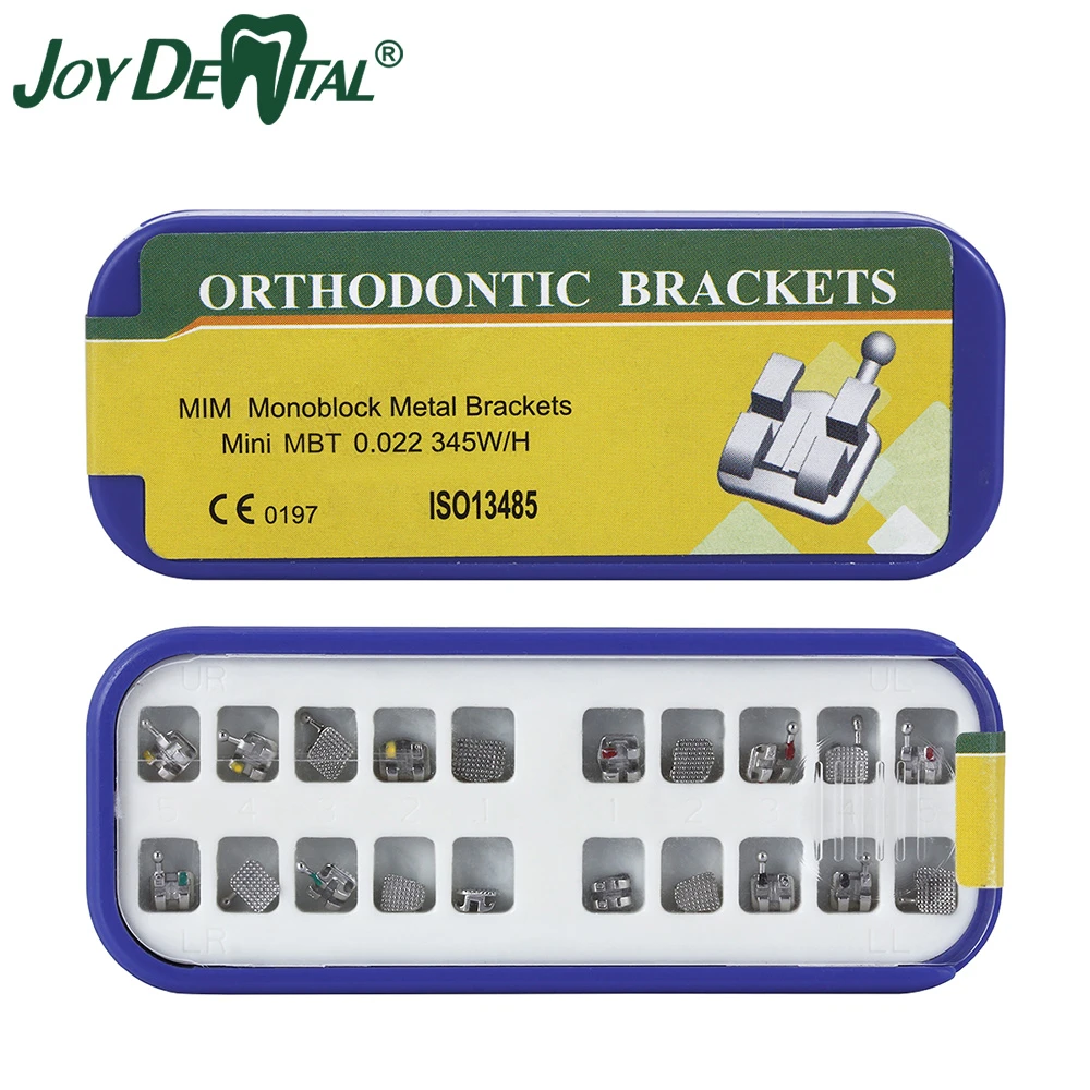 20pcs/box Dental Orthodontic Brackets Metal Braces For Teeth Mim Mini ...