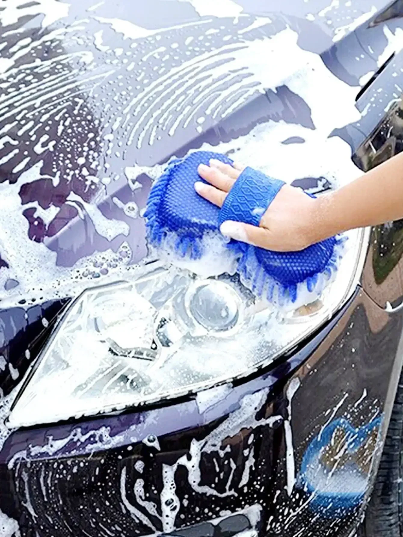 Car-Wash-Chenille-Sponge-Wipe-com-Escova-Coral-Produtos-De-Limpeza ...