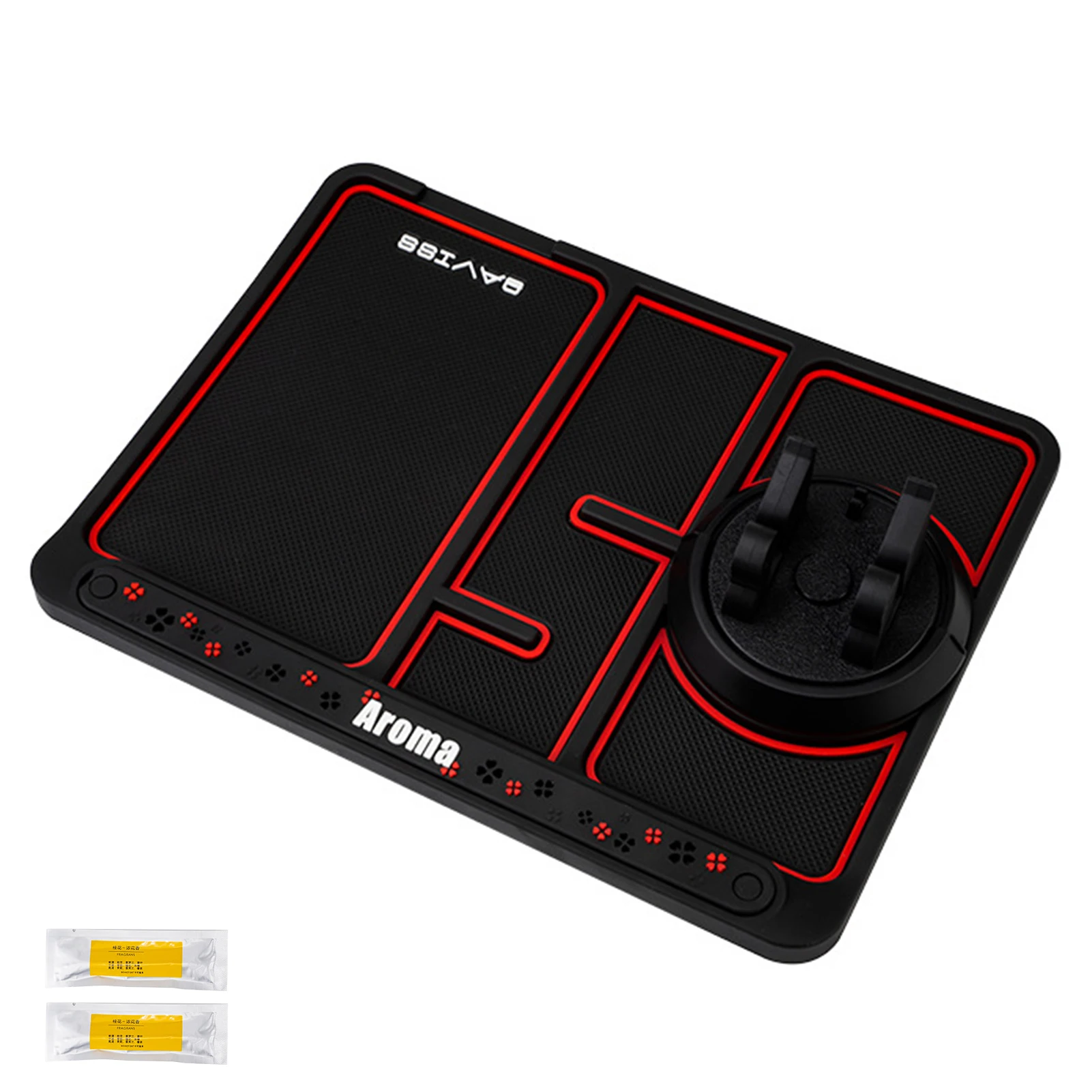 For-Car-Universal-Multifunctional-360-Degrees-Rotating-PVC-Dashboard ...