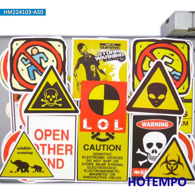 Warning Stickers For Bikes
