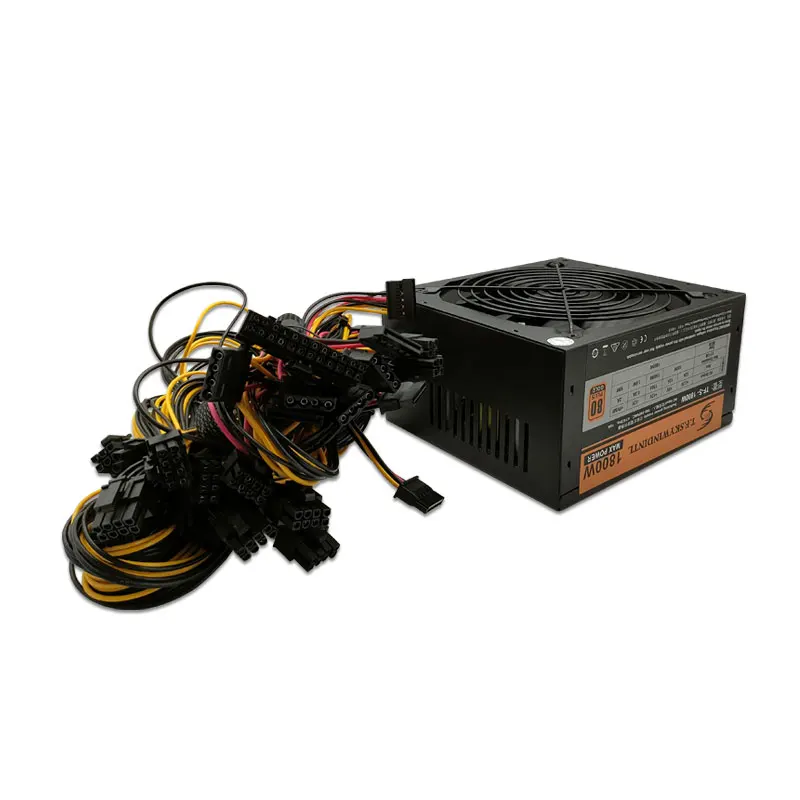 1800w Psu Power Supply For 8 Gpu 1800w Atx Gaming Power Supply 80plus ...