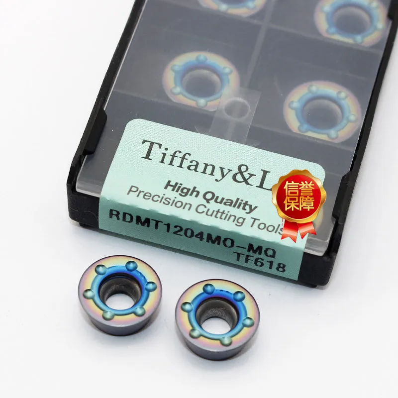 DESKAR RPMT1003MO RPMT1204 RDMT1204MO-MQ TF618 Hardened Steel MILL ...