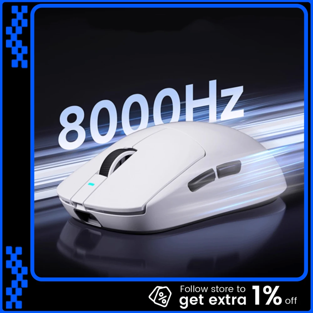 MCHOSE A7 Pro Ultra Gaming Mouse Three Mode Bluetooth Wireless Mouse 8K ...