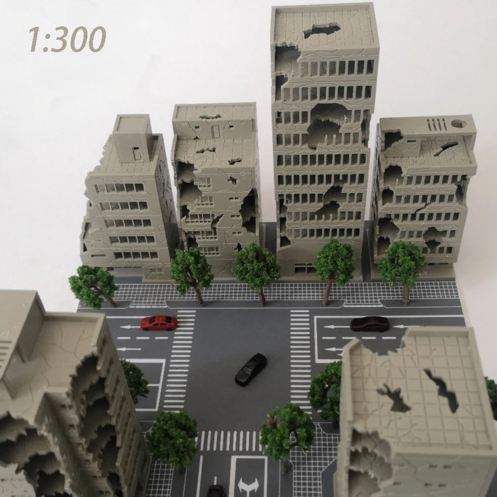 Simulation-1-300-Battle-Damaged-City-High-rise-Building-Assembly-Model ...