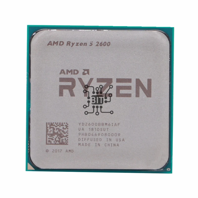 Amd ryzen 5 2600 r5 2600 3.4 ghz seis-núcleo doze-thread 65w ...