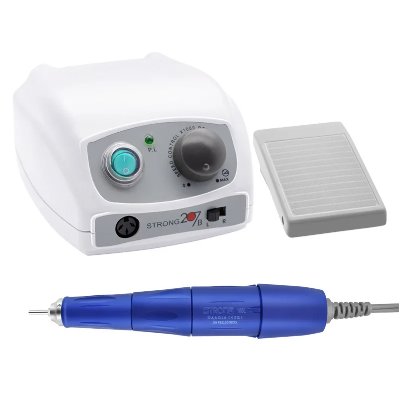 Strong 207B 35K Control Box 35000RPM Micromotor Electric Manicure Drill ...