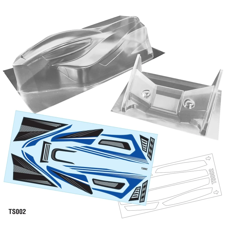 TS002-1-10-Tamiya-TT02B-Buggy-Car-Body-Set-Clear-Lexan-Pc-Car-Shell-W ...