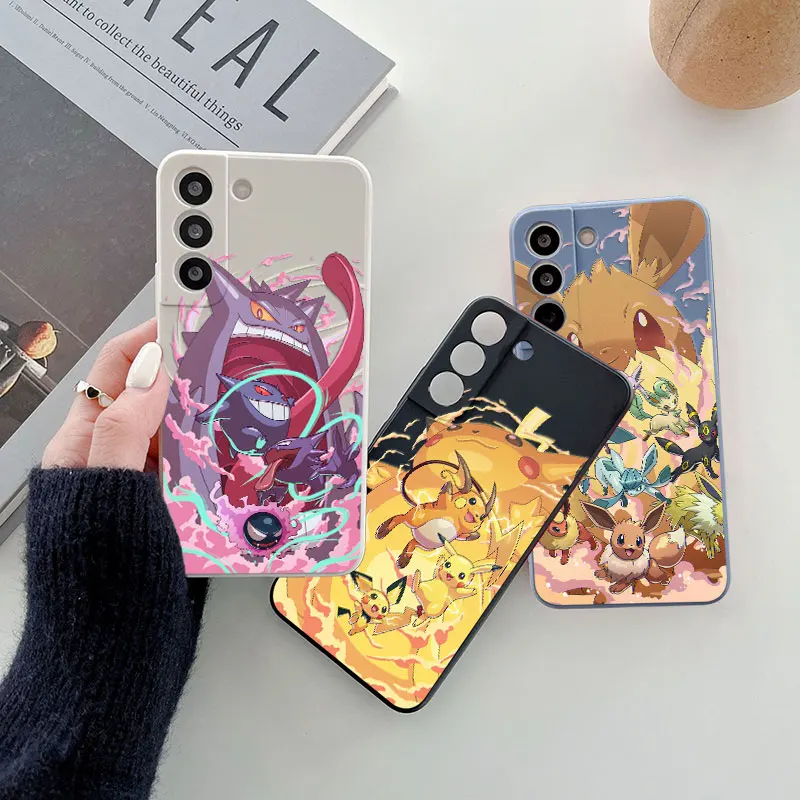 Pok-mon-Gengar-Pikachu-Eeveelution-Phone-Case-For-Samsung-Galaxy-S24 ...