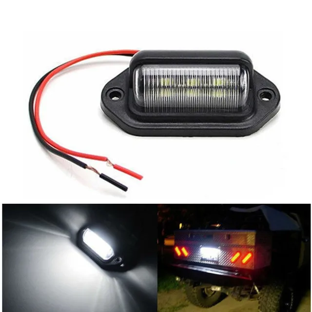 1Pc LED License Plate Light For Car Motorcycle Trailer Plate Lighting ...
