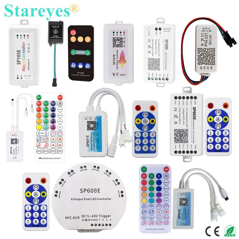 Magic-Color-LED-Strip-Controller-SP105E-SP106E-SP107E-SP108E-SP110E ...