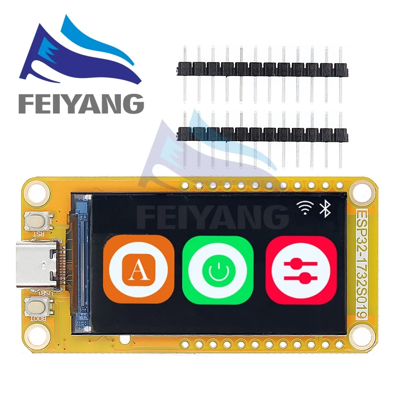 Esp32 S3 Hmi 8m Psram 16m Flash Arduino Lvgl Wifi Bluetooth 1 9 170 320 Smart