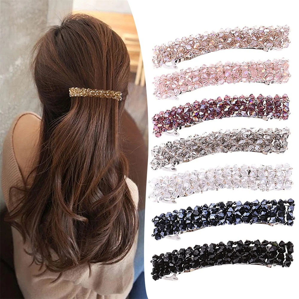 Fashion-Crystal-Hairpin-Non-slip-Strong-Fixed-Rhinestone-Hairpin ...