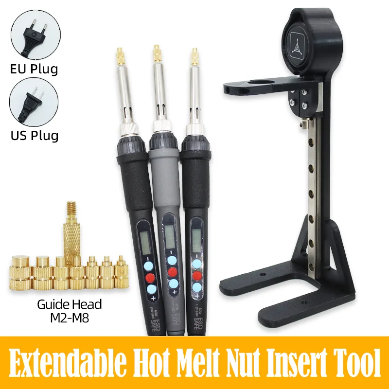 Brass-Heat-Set-Insert-Nut-Press-Tool-Stealth-Press-Kit-M2-M3-M4-M5-M6 ...