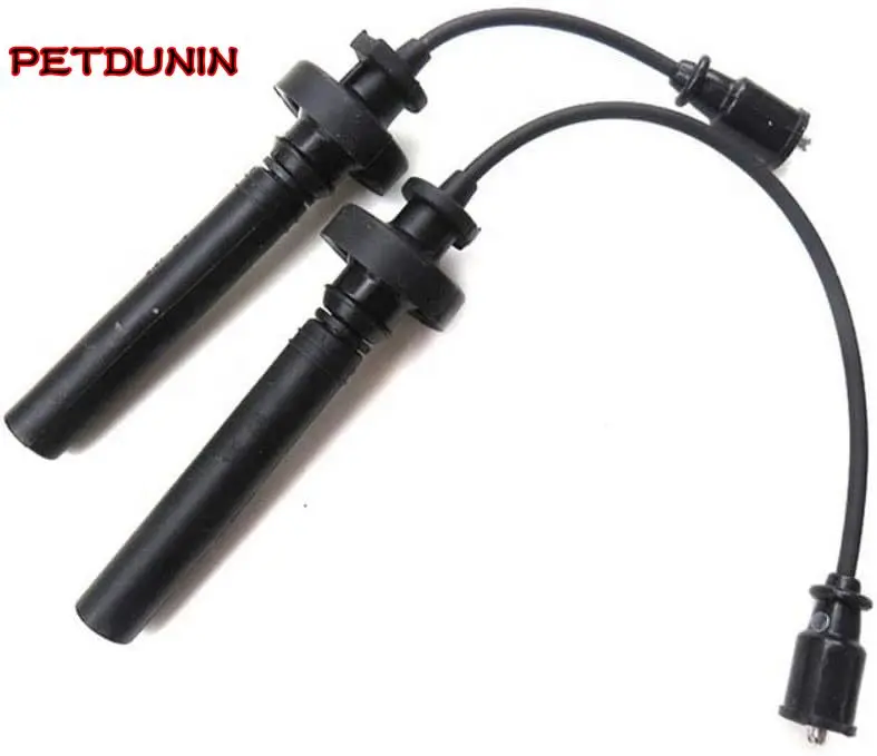 2PCS/1Set Spark Plug Ignition Wire Cord Set for Mitsubishi Lancer 1.6L ...