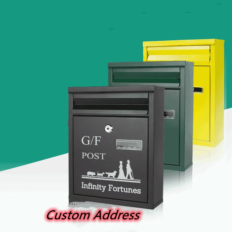 Customized-Address-On-Mailbox-UV-Print-Personalized-Wall-Mounted ...