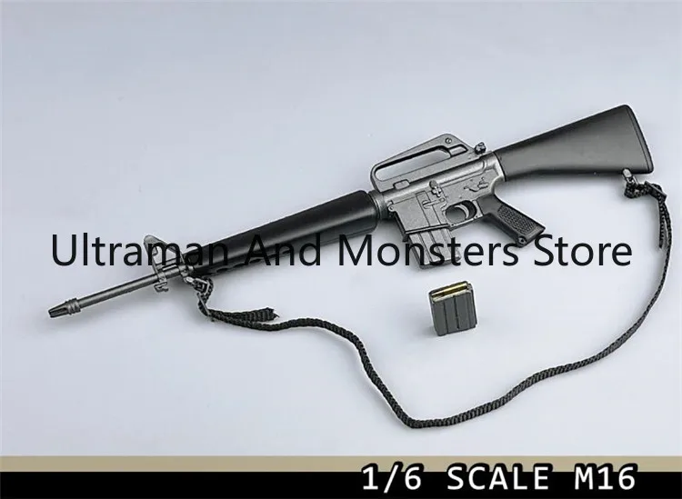 1/6 Soldier Rifle M4 M4A1 M4 SOPMOD M4+M203 XM177 M16 Carbine US ...