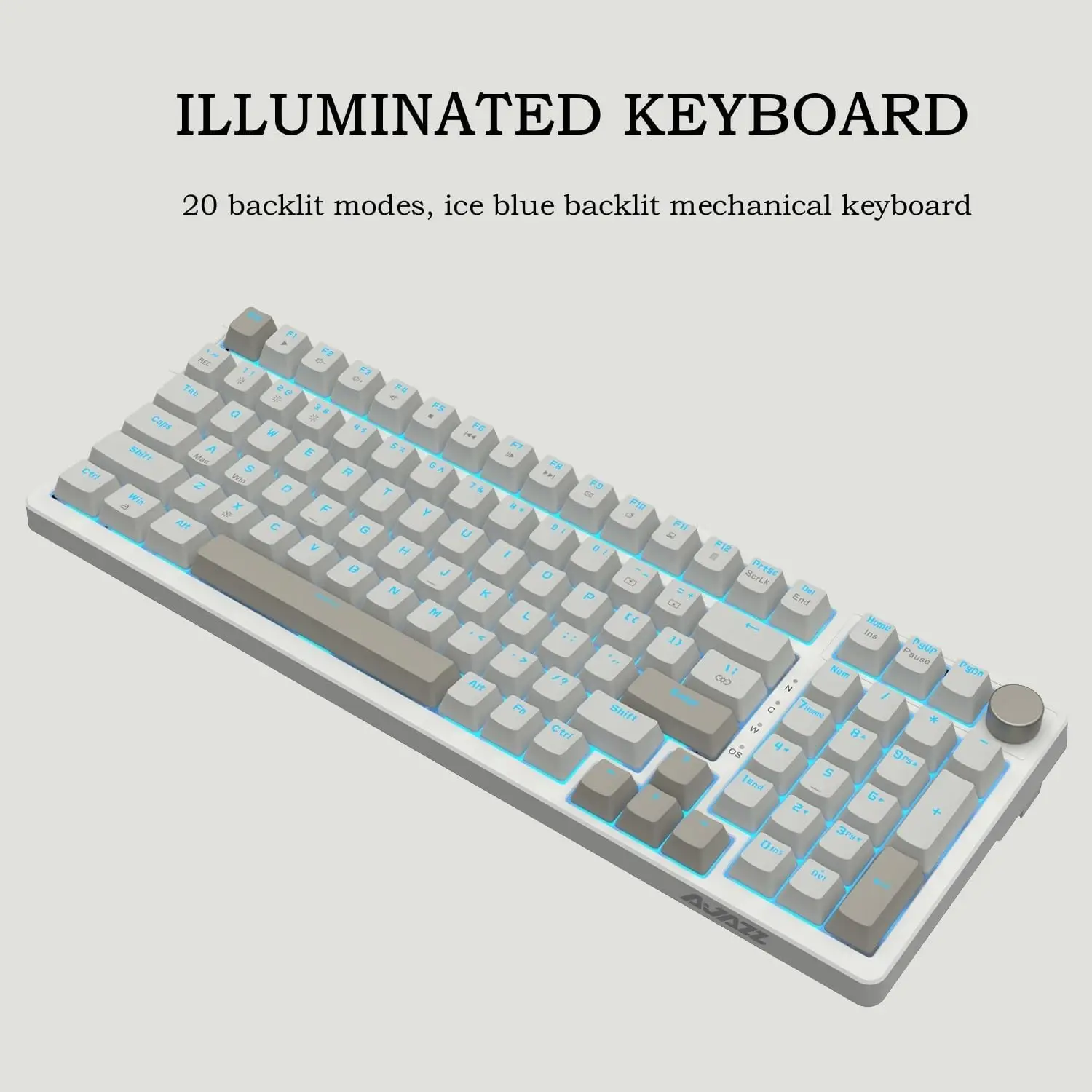 The AJAZZ AK992 Mechanical Keyboard Supports Hot-Swappable Wired And ...