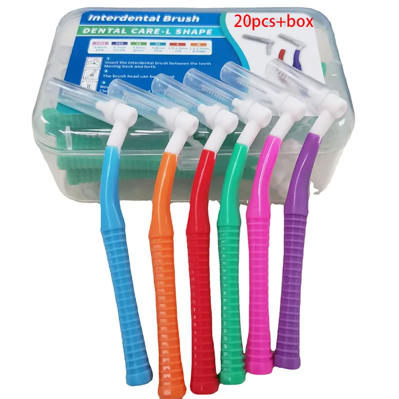 20Pcs-box-Shape-Push-Pull-Interdental-Brush-Orthodontic-Toothpick-Teeth ...