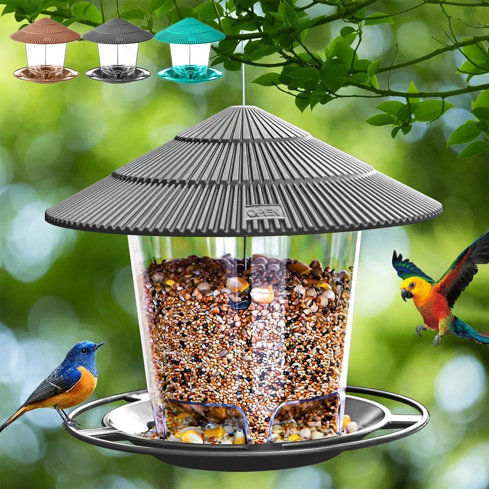 Bird-Feeder-Automatic-Foot-Feeding-Tool-Outdoor-Bird-Feeder-Hanging-Nut ...