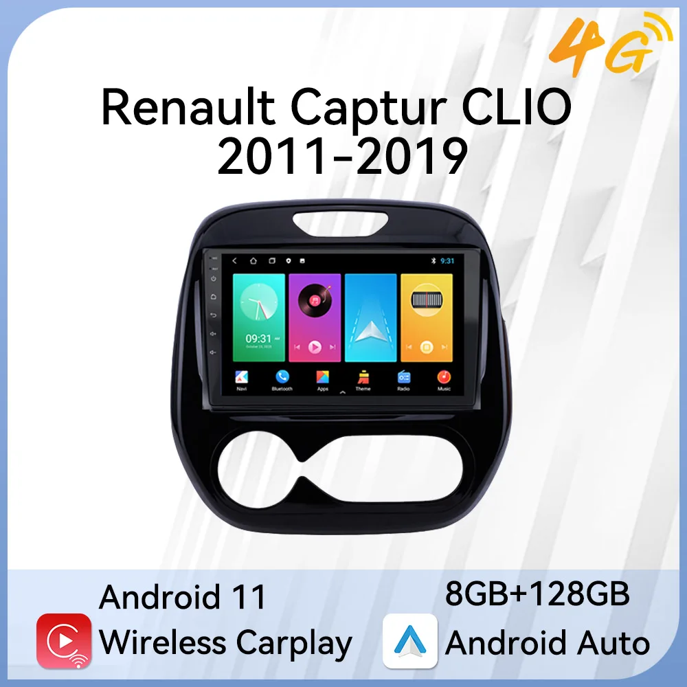 2-Din-Android-Car-Multimedia-Player-for-Renault-Captur-CLIO-2011-2019 ...