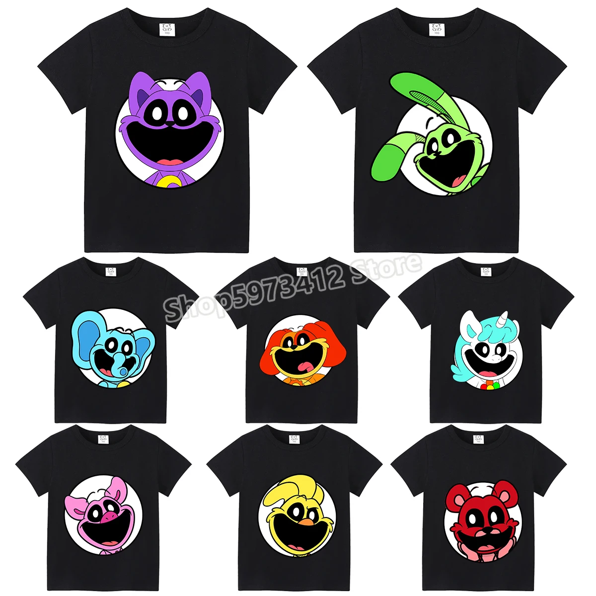 Camisetas-De-Smilings-Critters-para-ni-os-y-ni-as-ropa-con-estampado-de ...