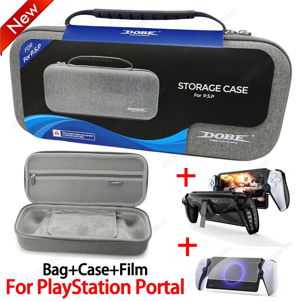 Case-Bag-For-PS5-PlayStation-Portal-Travel-Carrying-Case-Handheld-Console-Shockproof-Protective ...