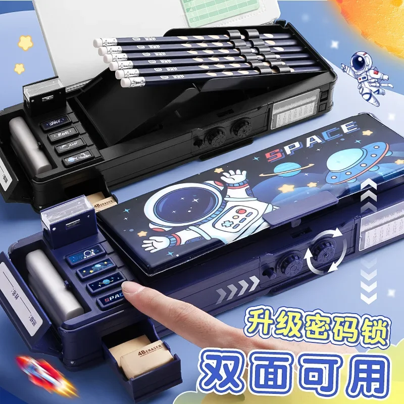 Astronaut Creative Multifunctional Stationery Box for Boys and Boys ...