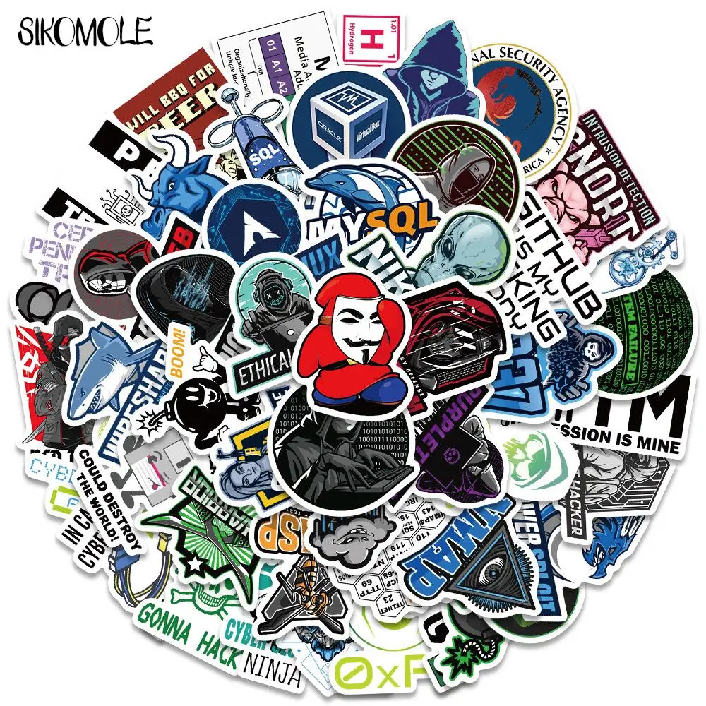 10-30-50pcs-Cartoon-Hacker-Programming-English-Stickers-Toy-DIY-Kids ...