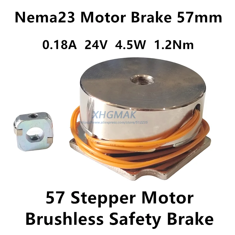Nema23-Brake-DC24V-57-Stepper-Motor-Safety-Brake-Power-Outage-57mm-0 ...