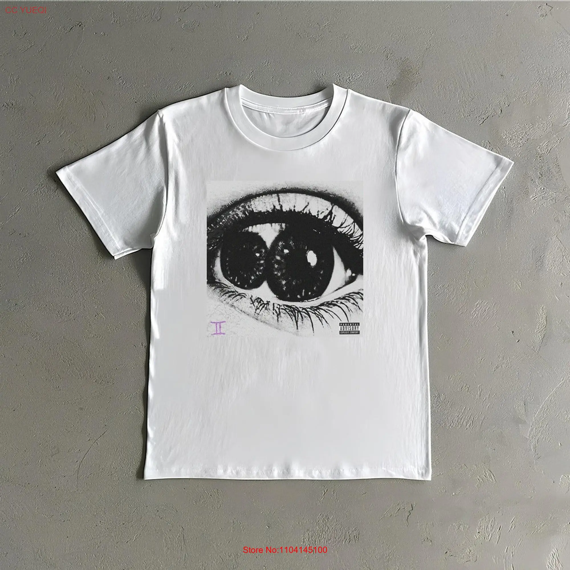 Lucki-T-Shirt-2-Faced-Rapper-Merch-Album-Tour-Concert-long-or-short ...