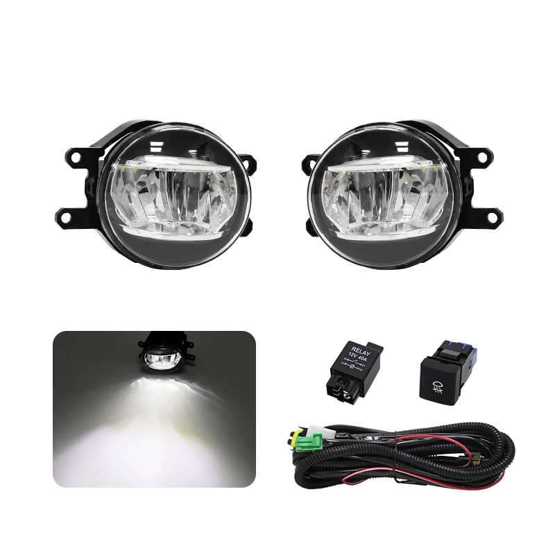 Feux antibrouillard LED pour Toyota Camry CorTrustRAV4 AXIO Lexus, feux ...