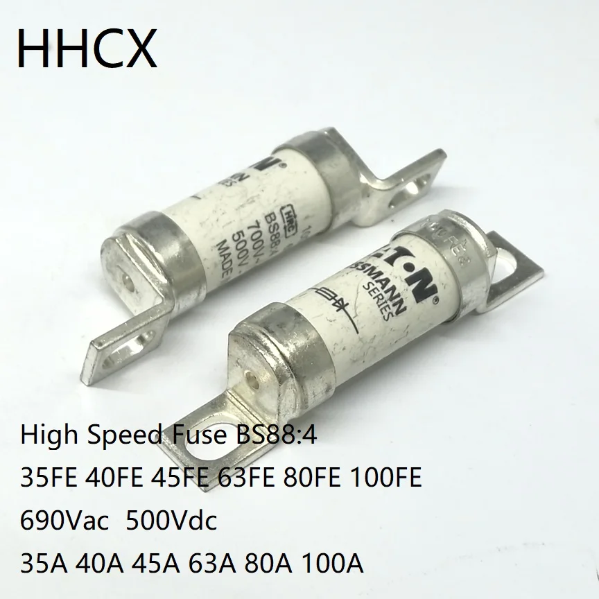 2PCS/LOT High Speed Ceramic Fuse BS88:4 FAST-ACTING 35FE 40FE 45FE 50FE ...