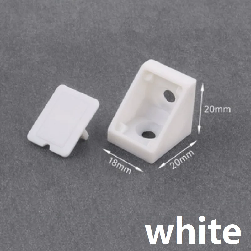 10pcs-2020-2040-Nylon-plastic-corner-code-with-cover-furniture-corner ...
