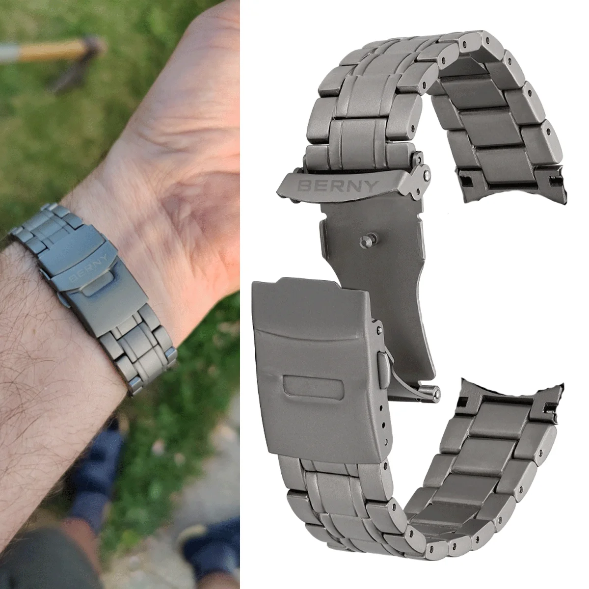BERNY-20mm-Quick-Release-Titanium-Watch-Band-with-Titanium-Clasp ...