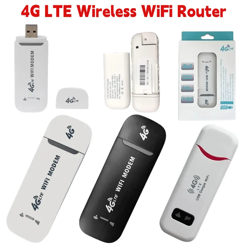 Enrutador-WiFi-inal-mbrico-4G-LTE-Dongle-USB-adaptador-de-palo-de-m-dem ...