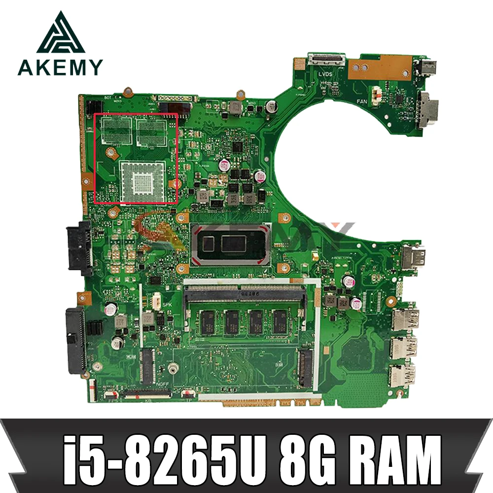 P1440FA original mainboard P1440 P1440F P1440FA I5 8265U 8GB RAM For ...