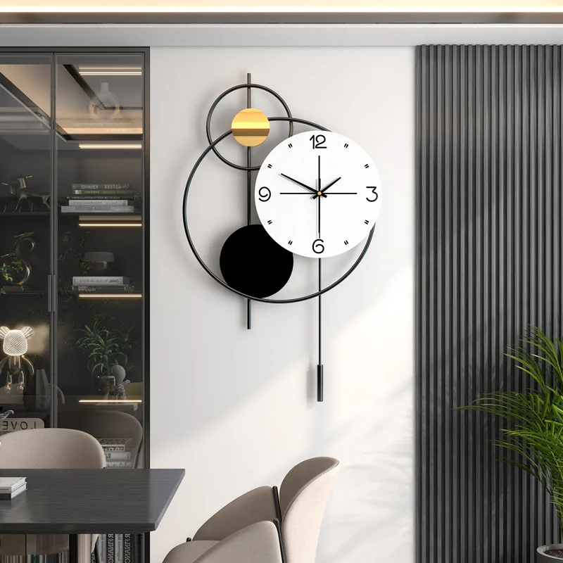 Online-Celebrity-Simple-Household-Wall-Clock-Creative-Texture-Porch ...