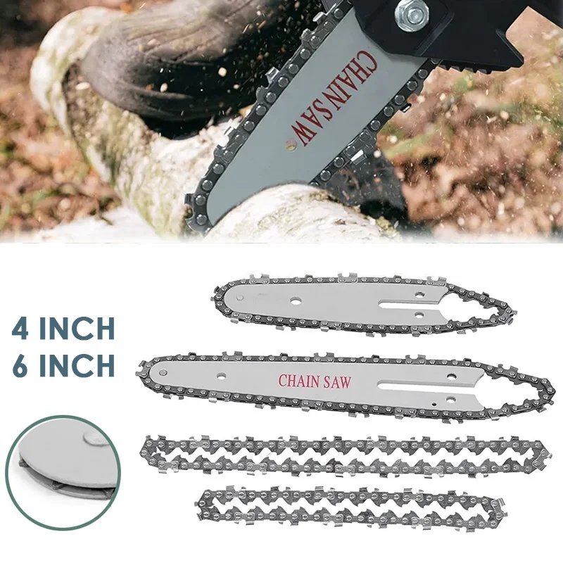 4-6-Chainsaw-Chain-Guide-Plate-Set-4-Inch-6in-Mini-Electric-Saw-Chains ...