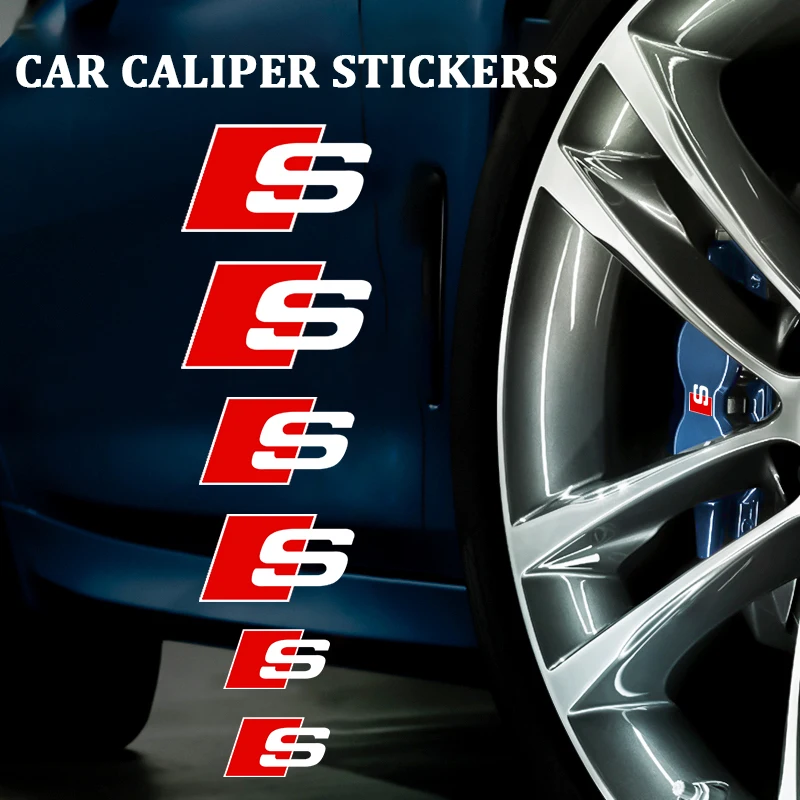 6PCS-Car-Brake-Caliper-Cover-Sticker-Auto-Body-Tire-Decor-Decals ...