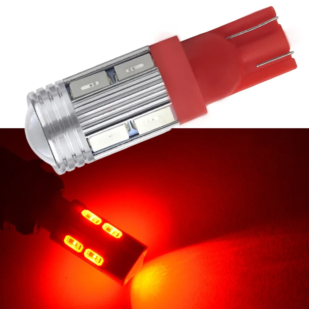 1X-T10-W5w-White-Red-Blue-Auto-Led-5630-Trunk-Brake-Turn-Signal-Bulb ...