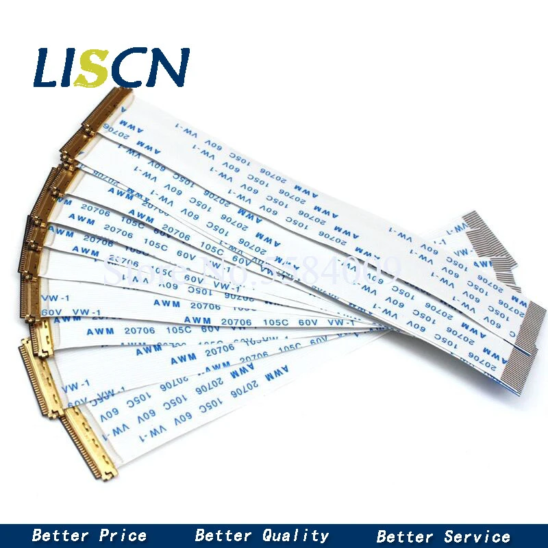 1pcs Edp I-pex 0.5mm Ribbon Cable Awm 20706 105c 60v Vw-1 30 Pin 40 Pin ...