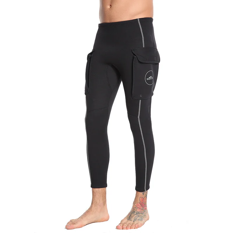 SBART-New-Arrival-3mm-Men-s-Diving-Pants-with-Pocket-Neoprene-Black ...