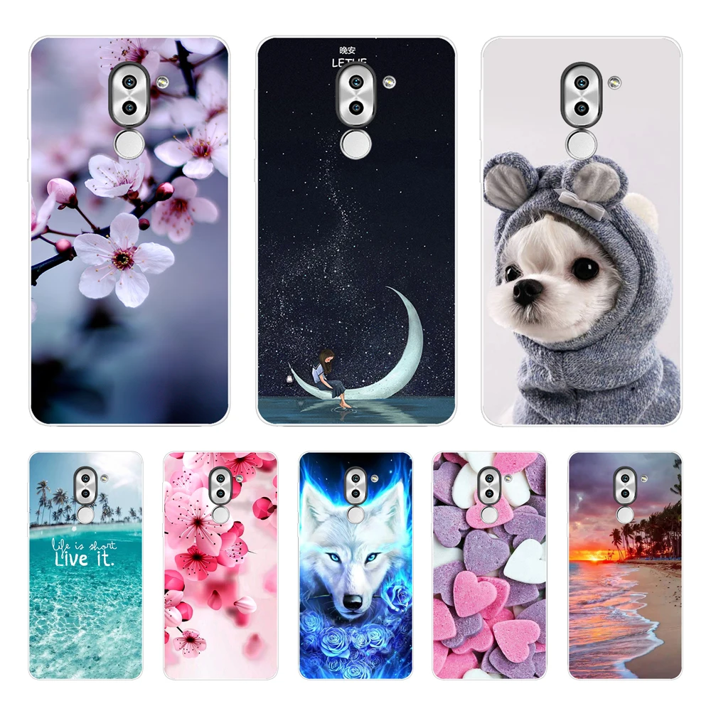 Lovely-Printed-Colored-Case-For-Honor-6X-BLL-L22-BLN-L21-Soft-Silicone ...