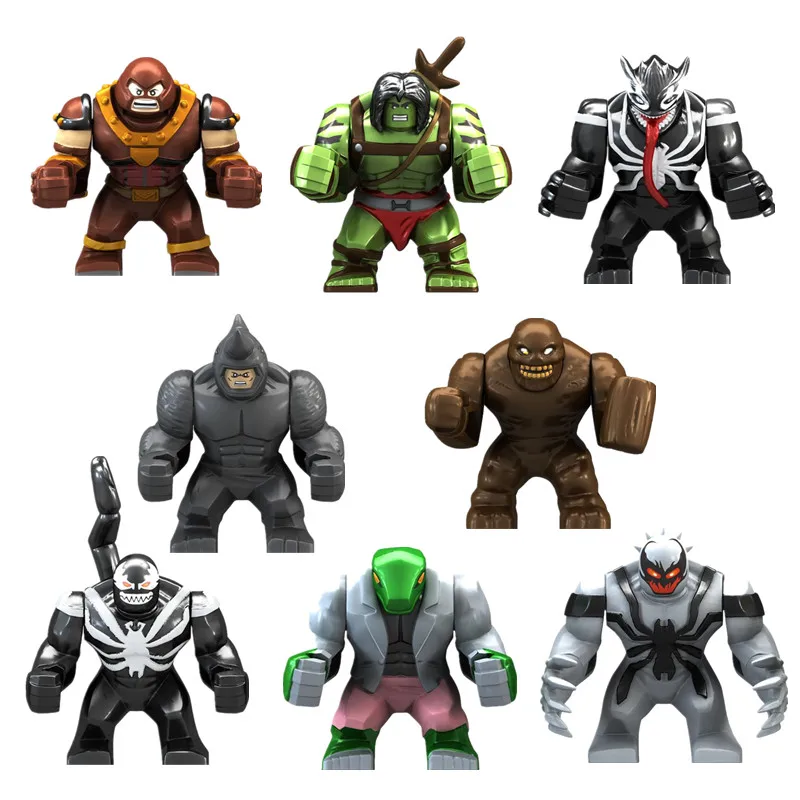 Disney Hulk Venom Wolverine Red Tank Mud Face Rhino Lizardman Anime ...