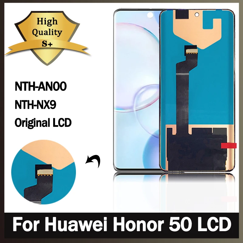 100-New-Original-For-Honor-50-Display-LCD-Screen-With-Frame-For-HUAWEI ...