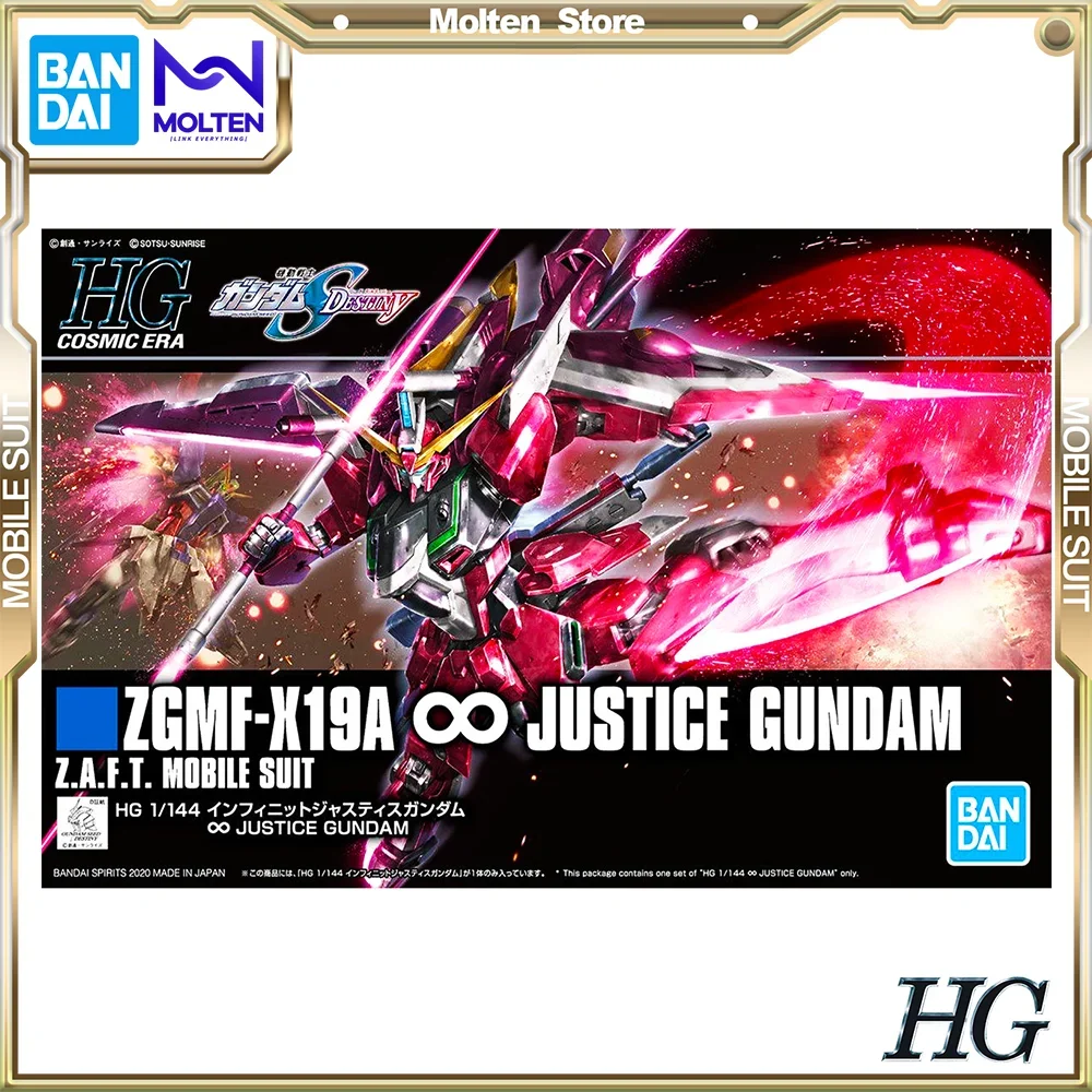 BANDAI-Original-HGCE-1-144-Infinite-Justice-Gundam-Mobile-Suit-Gundam-Seed-Destiny-Gunpla-Model ...