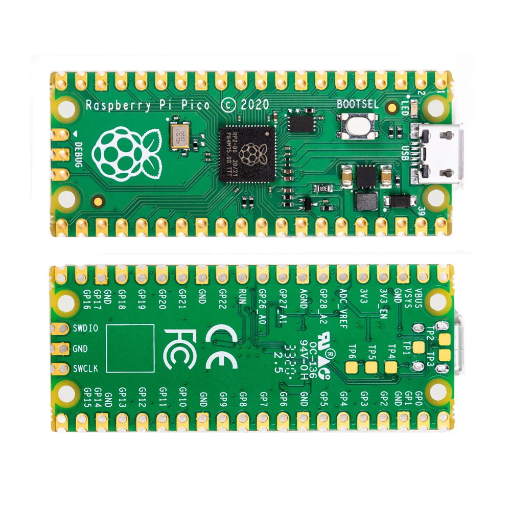 Raspberry-Pi-Pico-Board-RP2040-Dual-Core-264KB-ARM-Low-Power ...