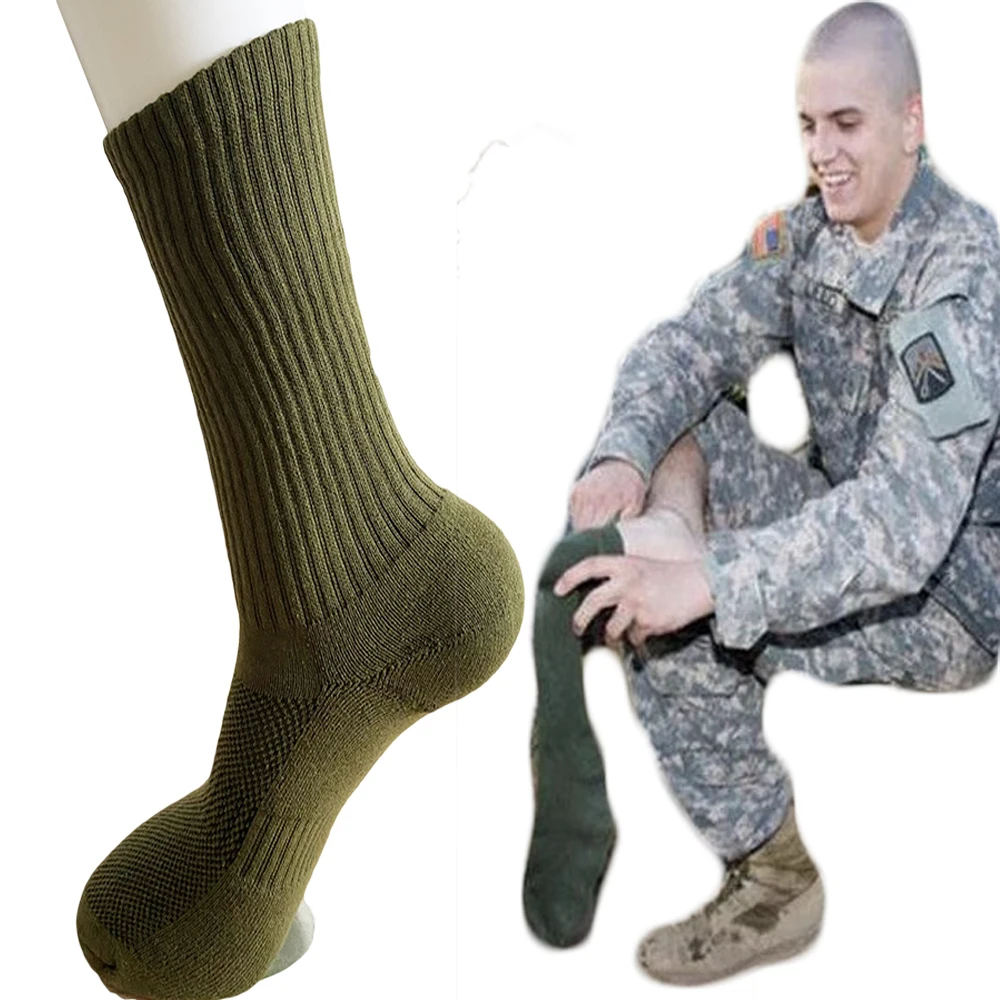 1-Pair-Men-Compression-army-green-Sports-Military-Socks-Stockings ...